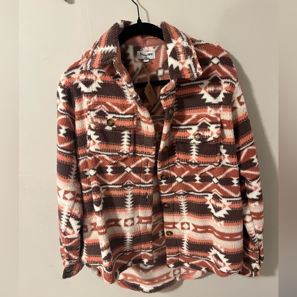 Prissy Jane | Jackets & Coats | Aztec Shacket | Poshmark